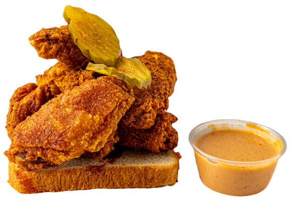 Nashville Hot Chicken Tenders - Top Tenders & Wings